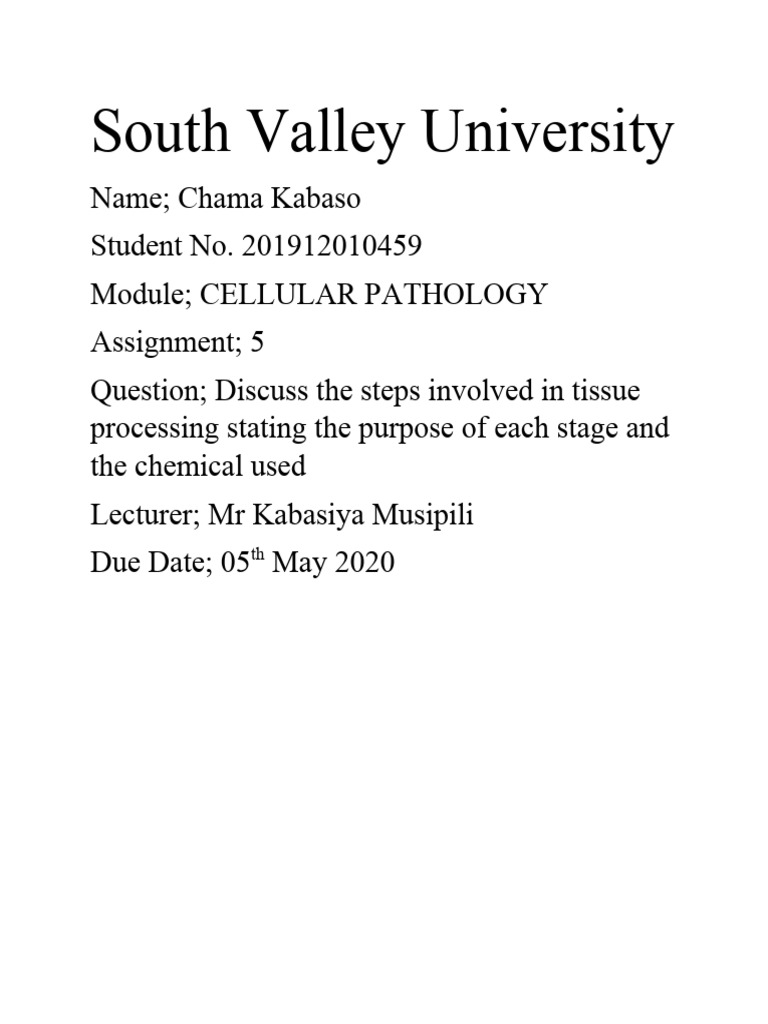 Cell Path 5 | PDF | Fixation (Histology) | Histology