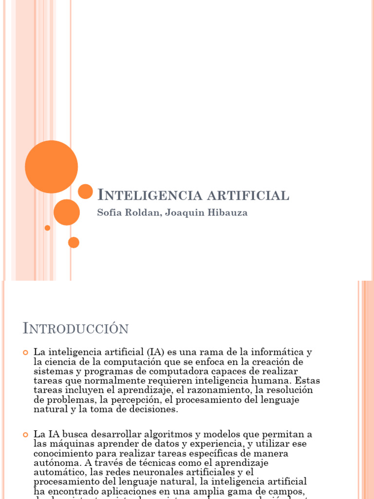 Inteligencia Artificial Powerpoint | Descargar gratis PDF | Inteligencia artificial ...