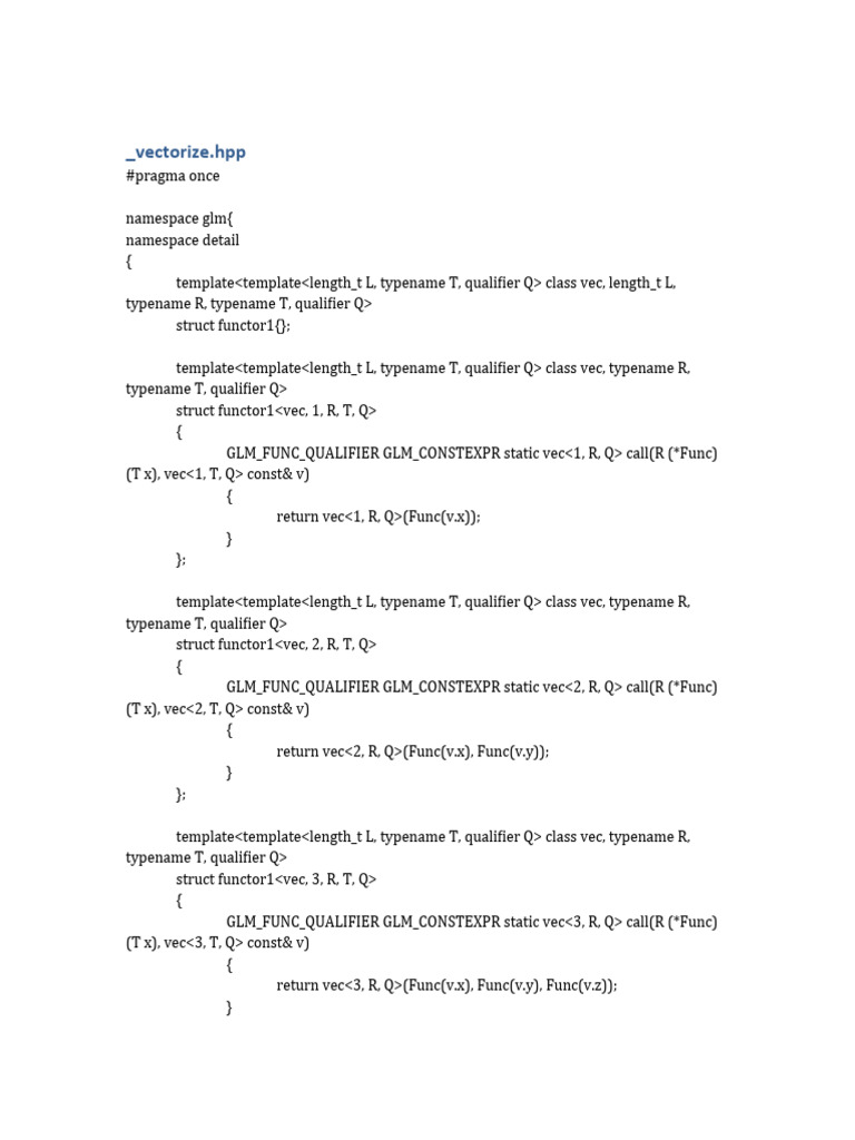 Vectorize | PDF | Computer Programming | C++