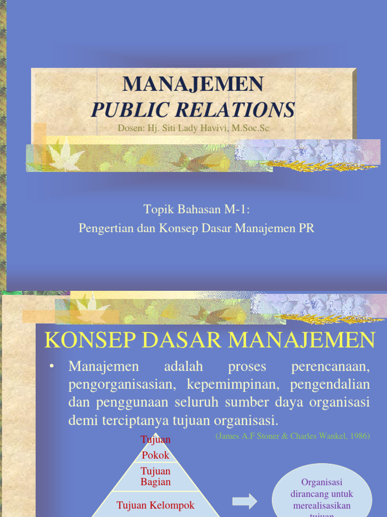2 Pengertian Dan Konsep Dasar | PDF | Karier & Perkembangan