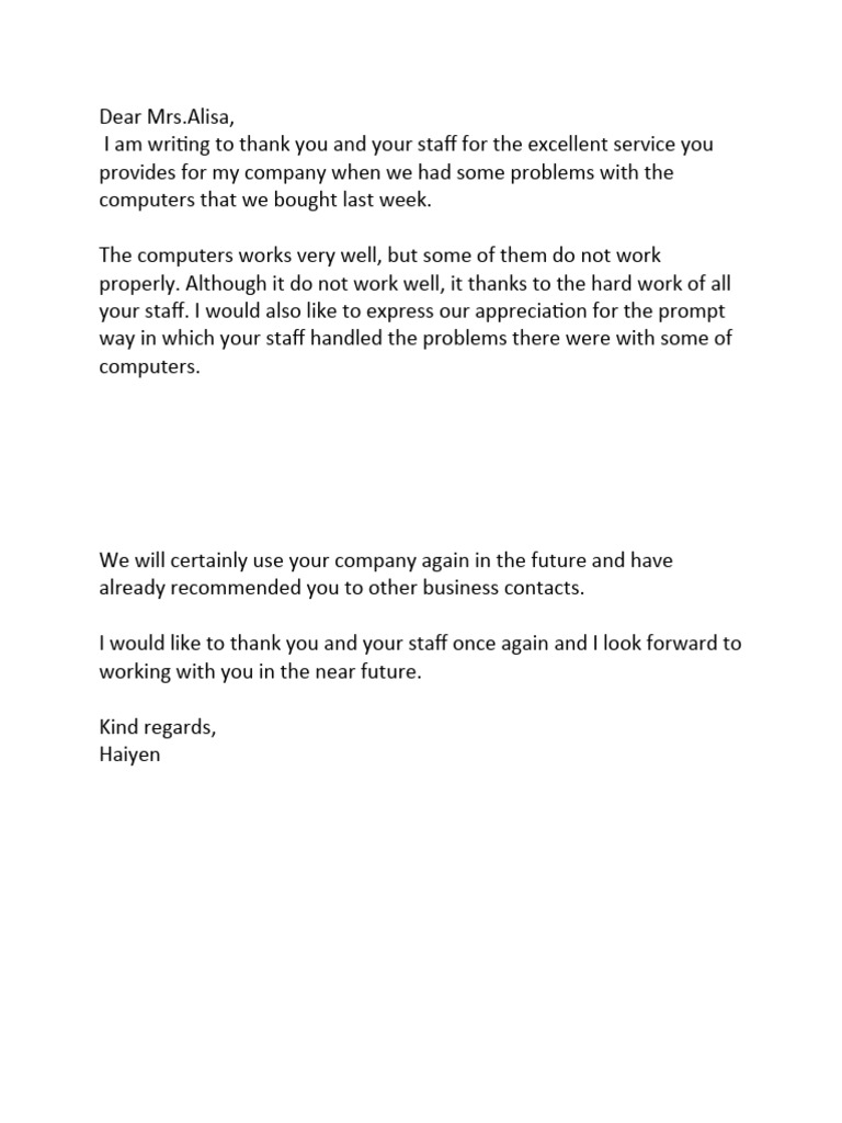 Dear Mrs | PDF | Business | Computers