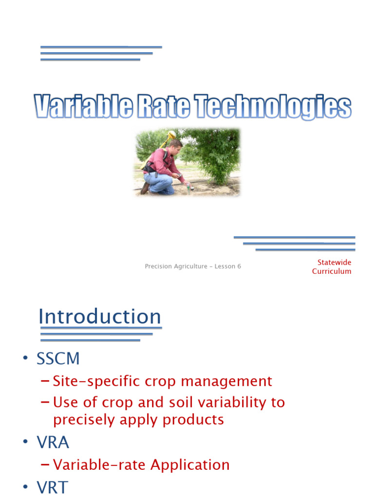 Statewide Curriculum Precision Agriculture Lesson 6 Pdf Agriculture