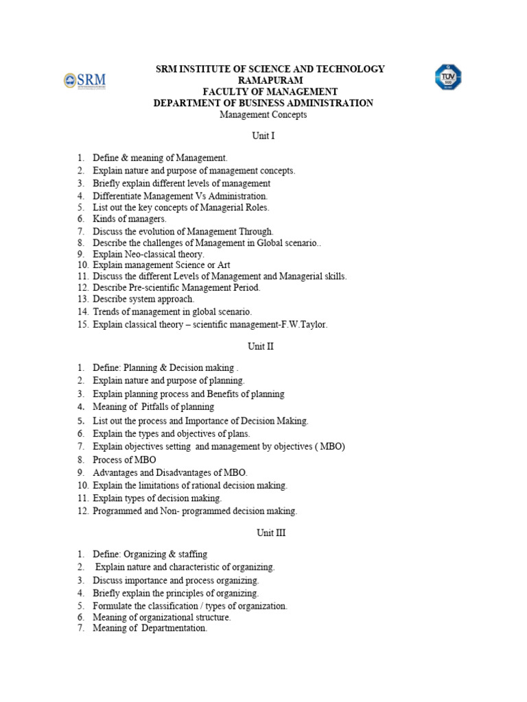 Question Bank MGC ODD Sem 2023 | PDF | Decision Making | Leadership