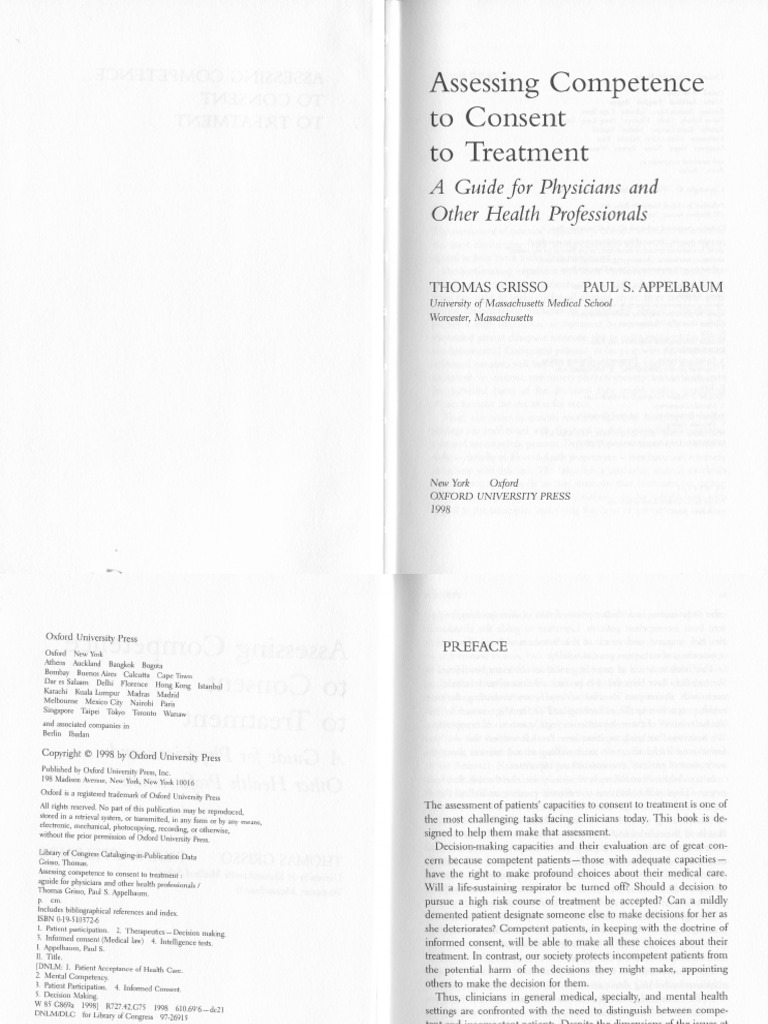 Grisso Assessing Competence | PDF