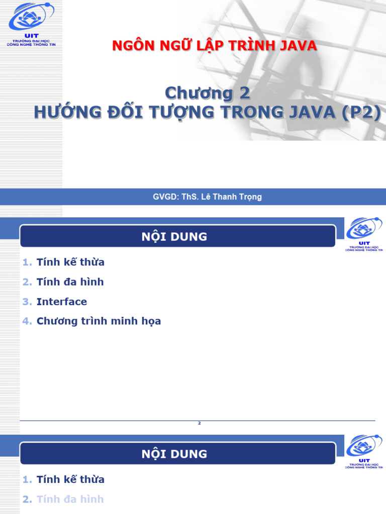 Chương 2. Hướng đối tượng trong Java (P2) | PDF