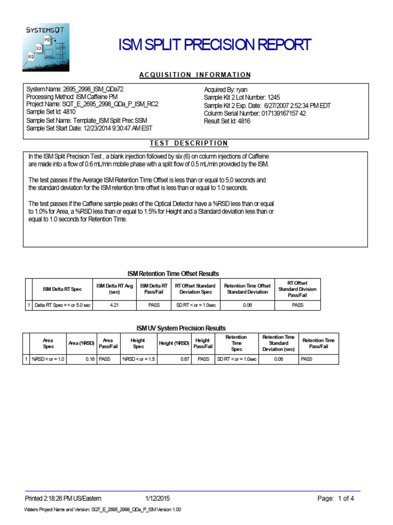 Ism Split Pdf Chromatography Scientific Techniques