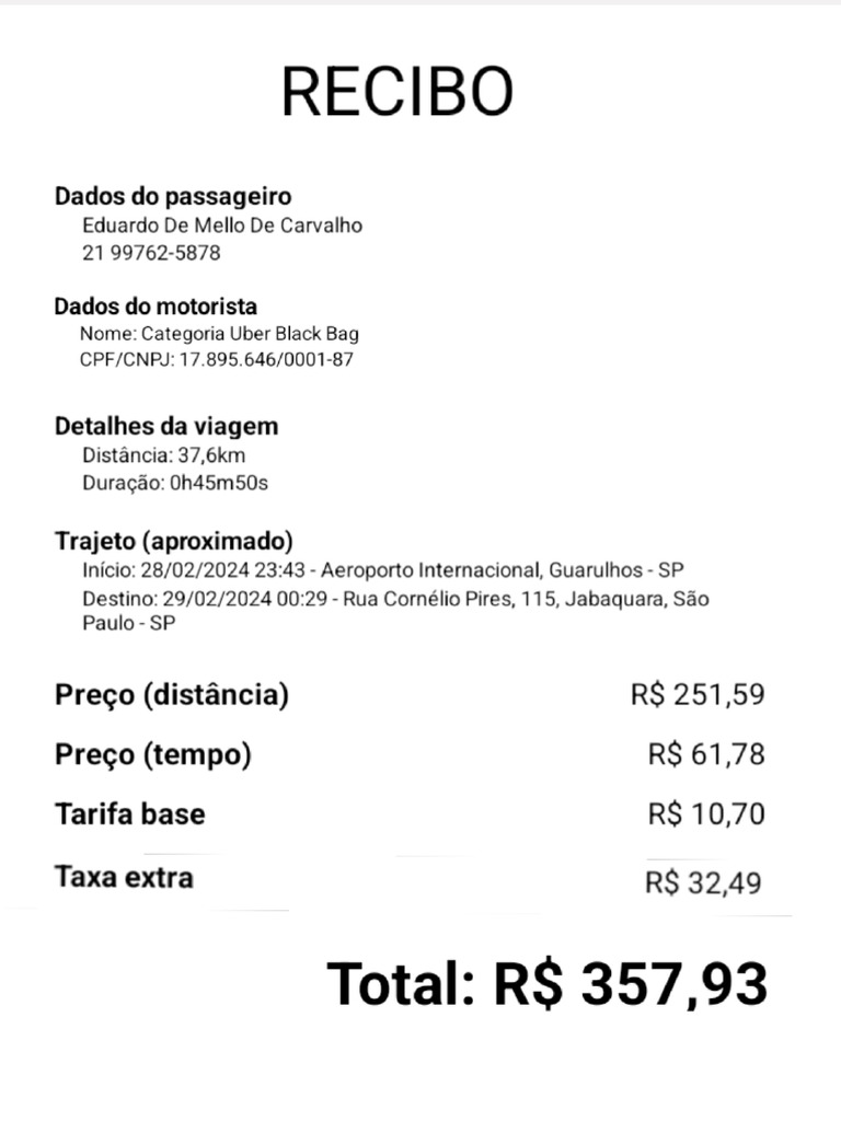 Recibo Eduardo | PDF