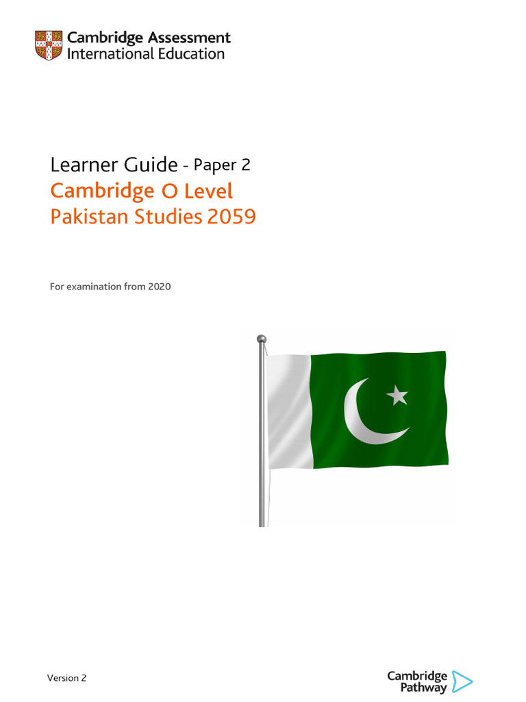 2059 Learner Guide Paper 2 (For Examination From 2020) | PDF | Question ...