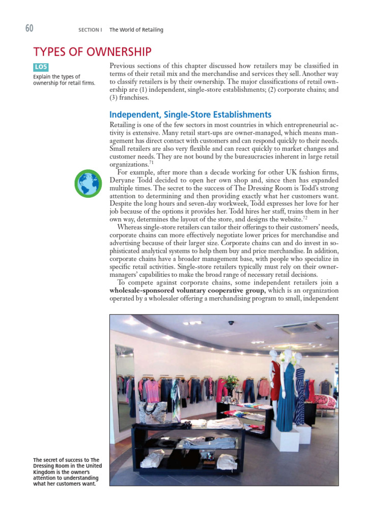 Ownership For Retail Firms | PDF | Franchising | Retail