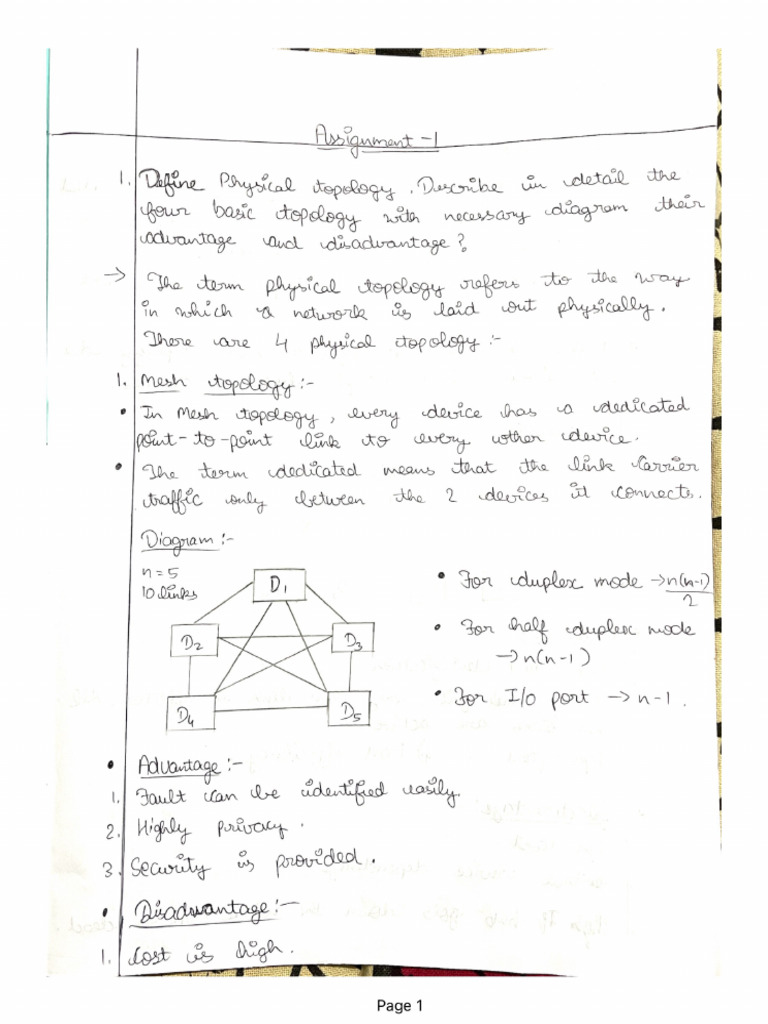 CN Assignment (All 3) | PDF