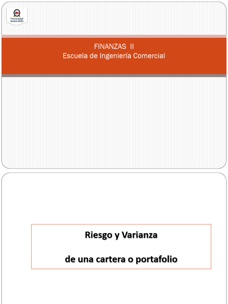 04 CAPM y Beta | PDF | Modelo de fijación de precios de activos de capital | Portafolio (Finanzas)