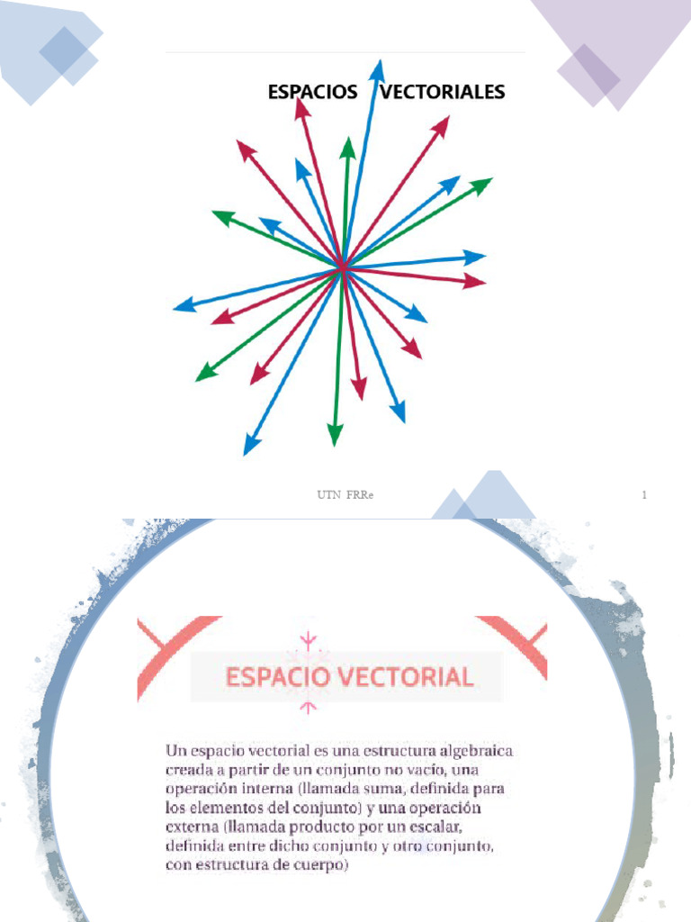 5 - Espacio Vectorial | PDF | Espacio vectorial | Subespacio lineal