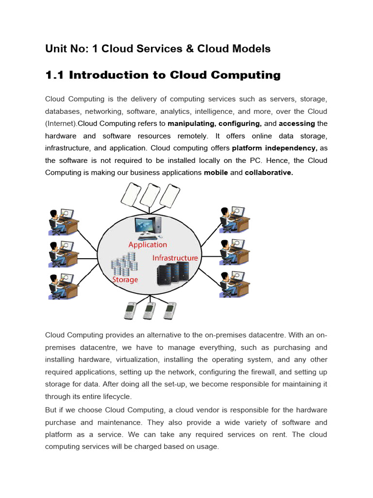 Overview of Cloud Services and Models | PDF | Cloud Computing ...