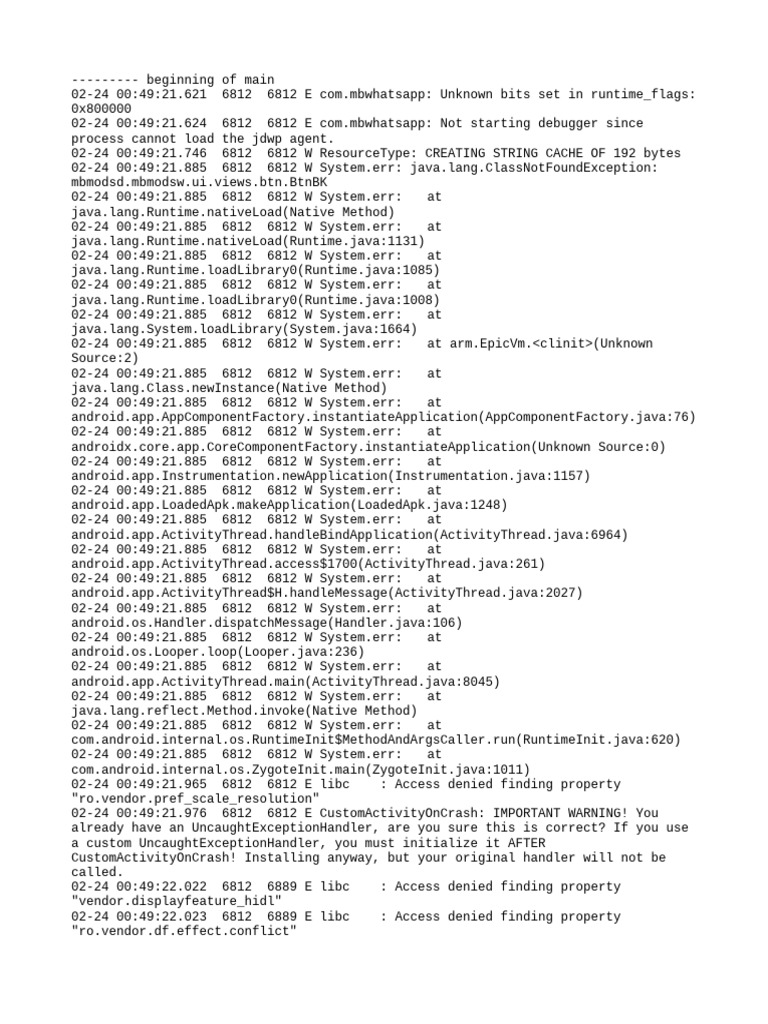 Logcat | PDF | Java (Programming Language) | Mobile App