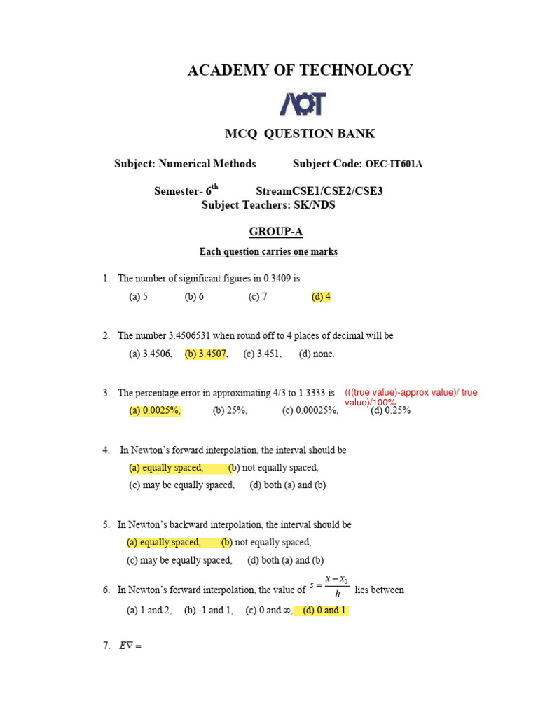 Numerical Solve | Download Free PDF | Applied Mathematics | Numerical Analysis