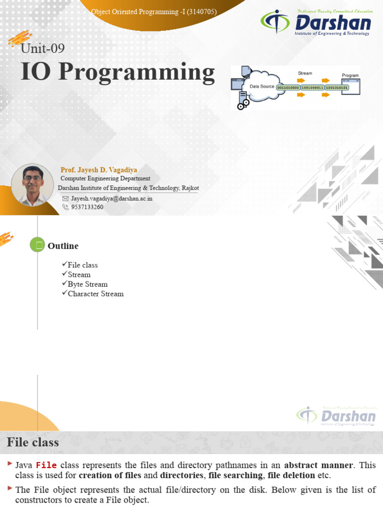 IO Programming | Download Free PDF | Computer File | Programming