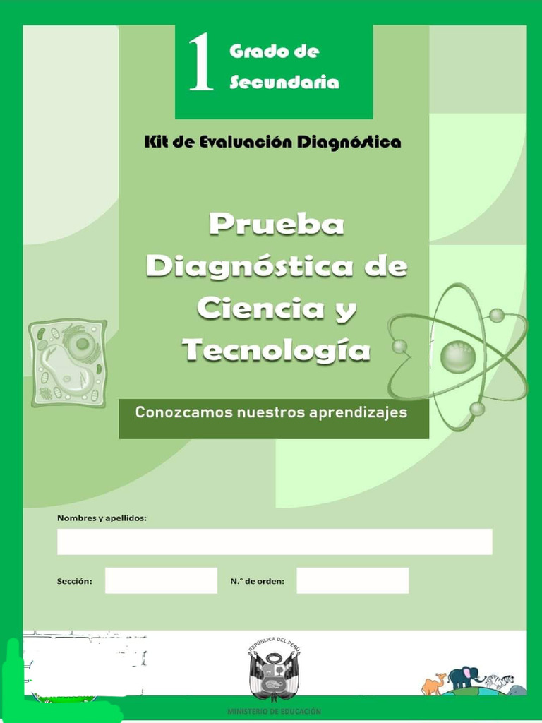 Evaluación Diagnóstica Secundaria | PDF