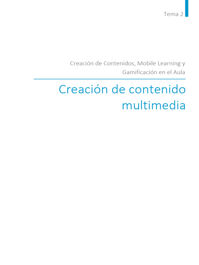 Creación de Contenido Multimedia | PDF | Microsoft Word | Aprendizaje