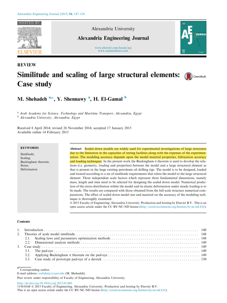 Buckingham Pi Theorem Scaling Down | PDF | Mathematical Optimization ...
