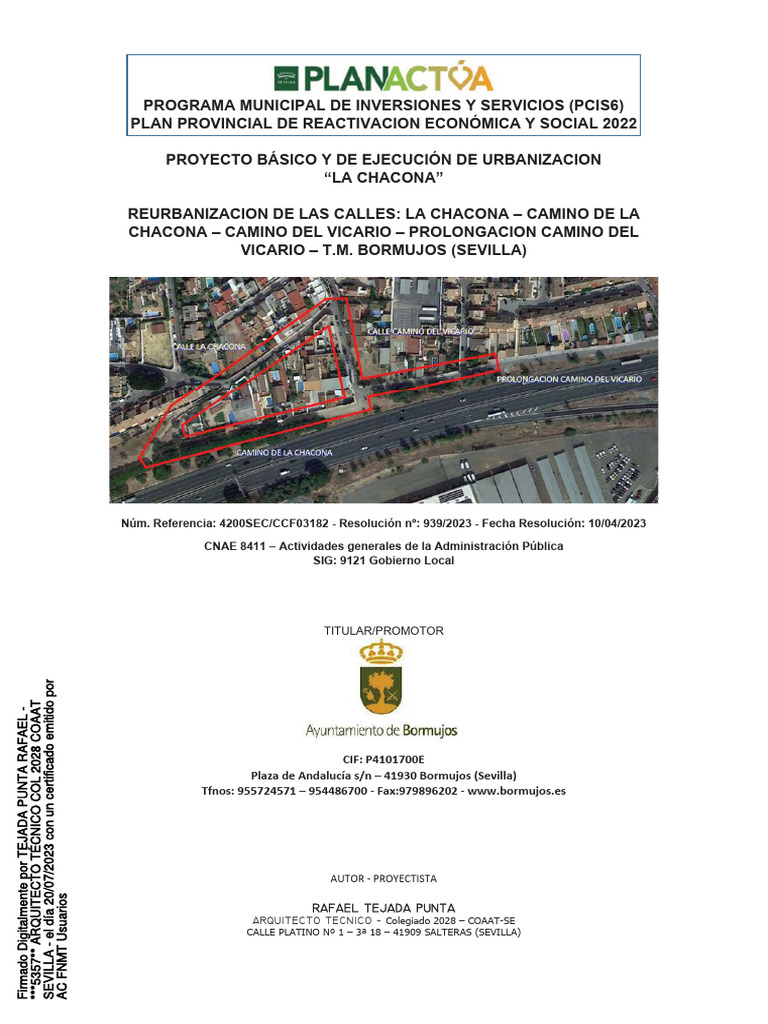 DOC202403261221261711452049674 Proyecto T Cnico de Obras | PDF