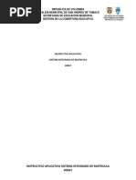 Instructivo del Sistema SIMAT en Colombia | PDF | Gobierno local | Colombia