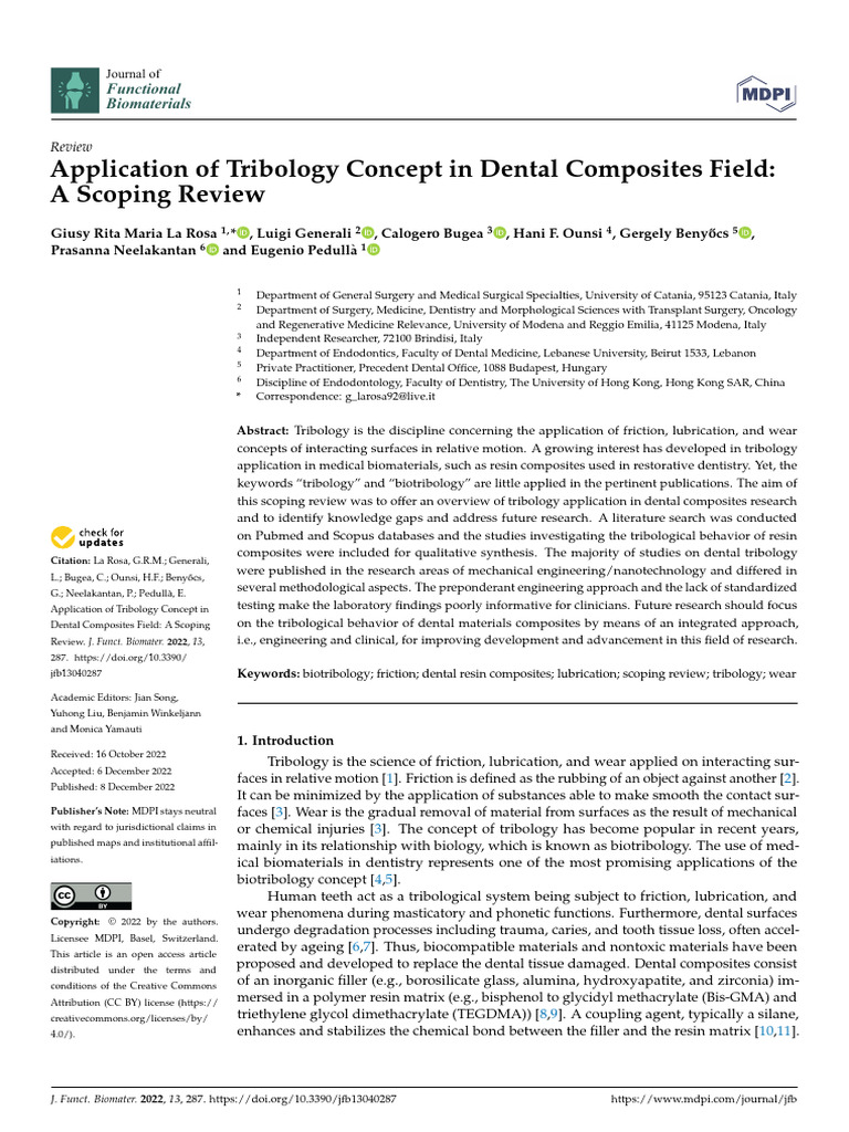 JFB 13 00287 | PDF | Wear | Friction