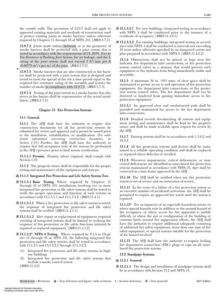 Extracted Pages From NFPA 1 2021 Fire Code | PDF | Fire Sprinkler ...
