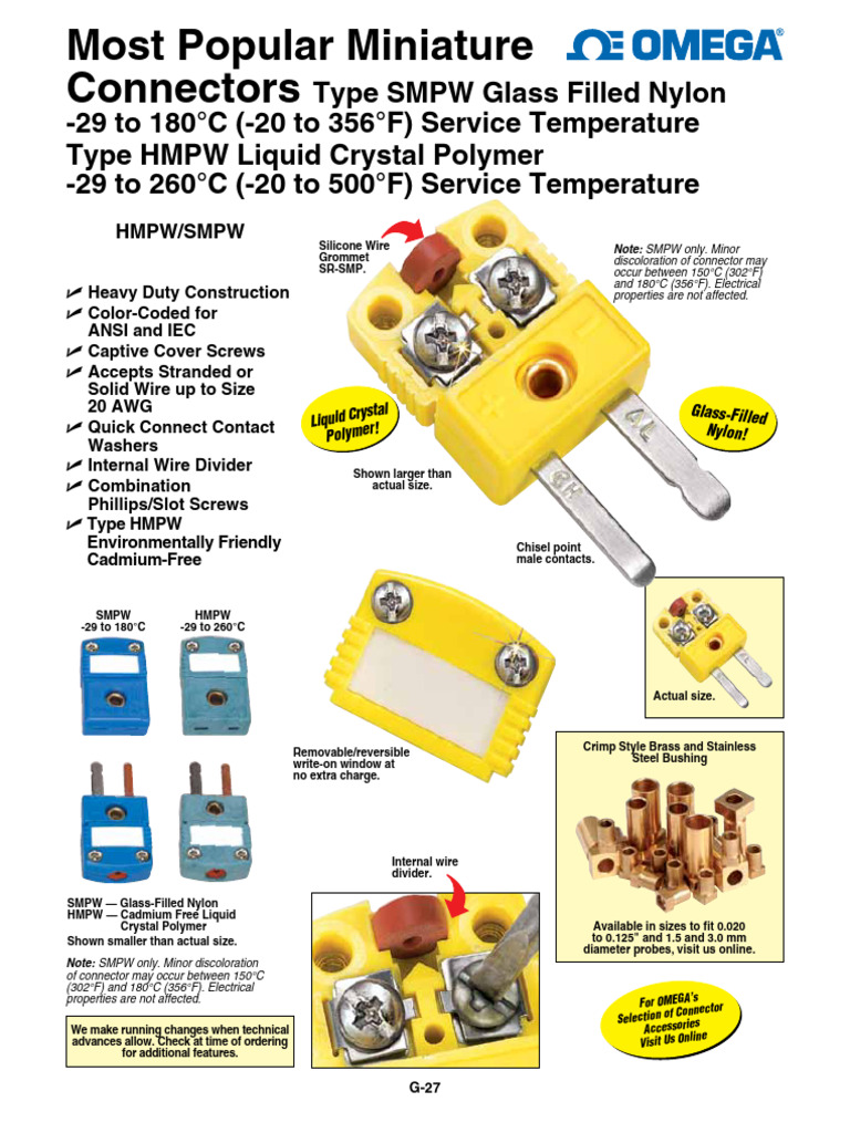 SMPW SMP HMP HMPW | Download Free PDF | Electrical Connector | Wire
