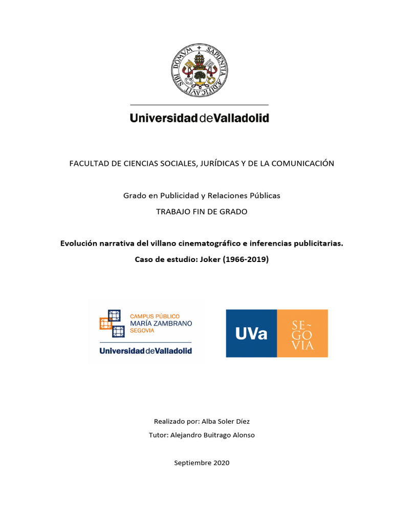 Tfg-N. 1497 | PDF | Mal | Héroe