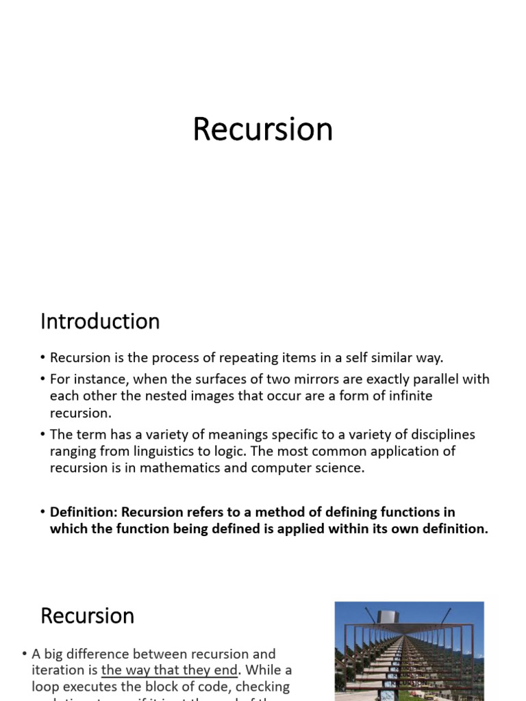 DSA Recursion | PDF | Recursion | Iteration