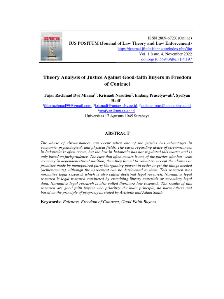 Fajar Rachmad Article (Final) | PDF | Justice | Crime & Violence