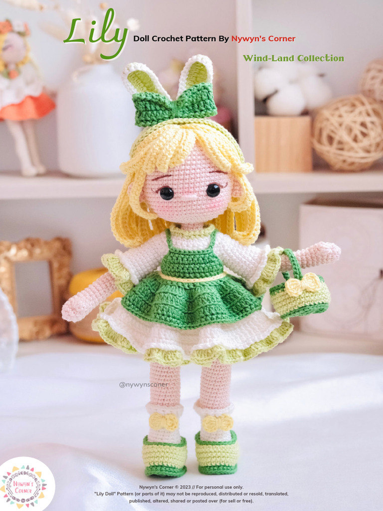 Lily Doll Crochet Pattern Guide | PDF | Crochet | Amigurumi