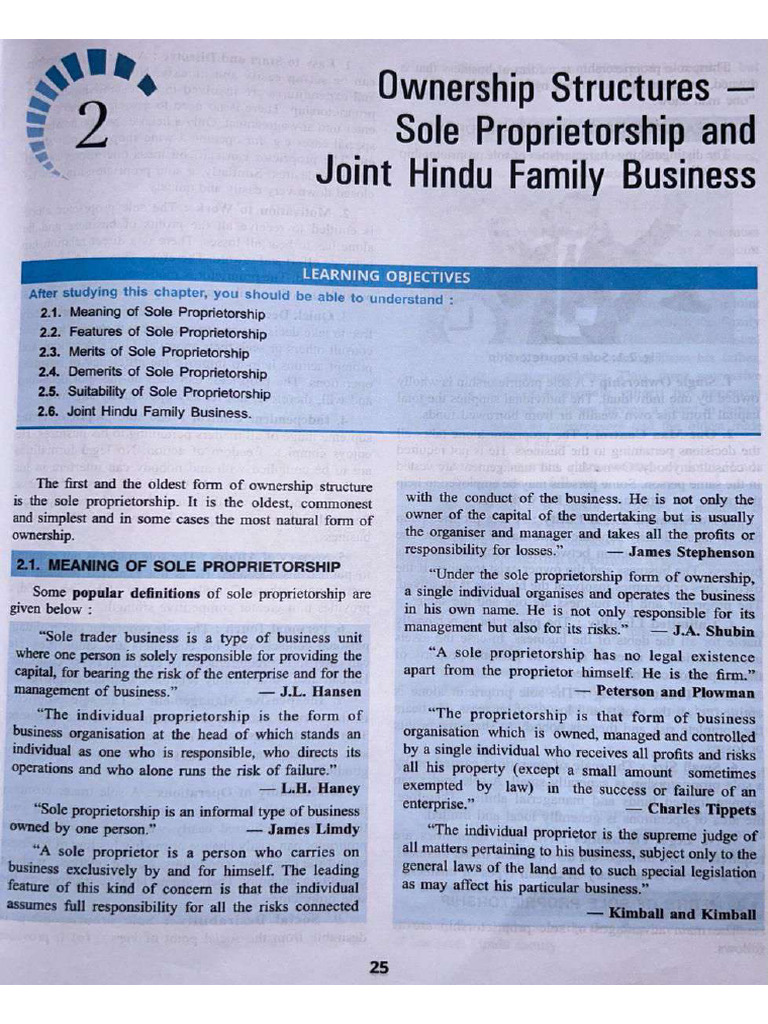 CH 2 Ownership Structures | PDF