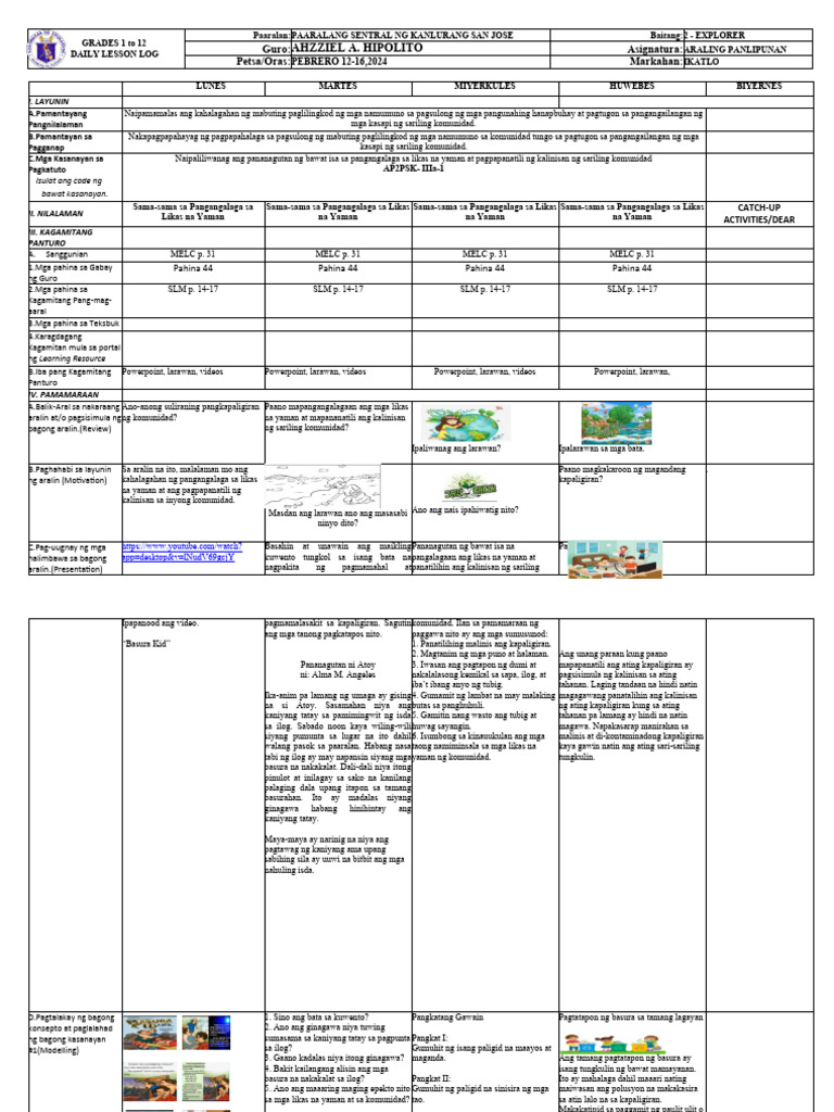 DLL Ap2 Q3 WK 3 | PDF