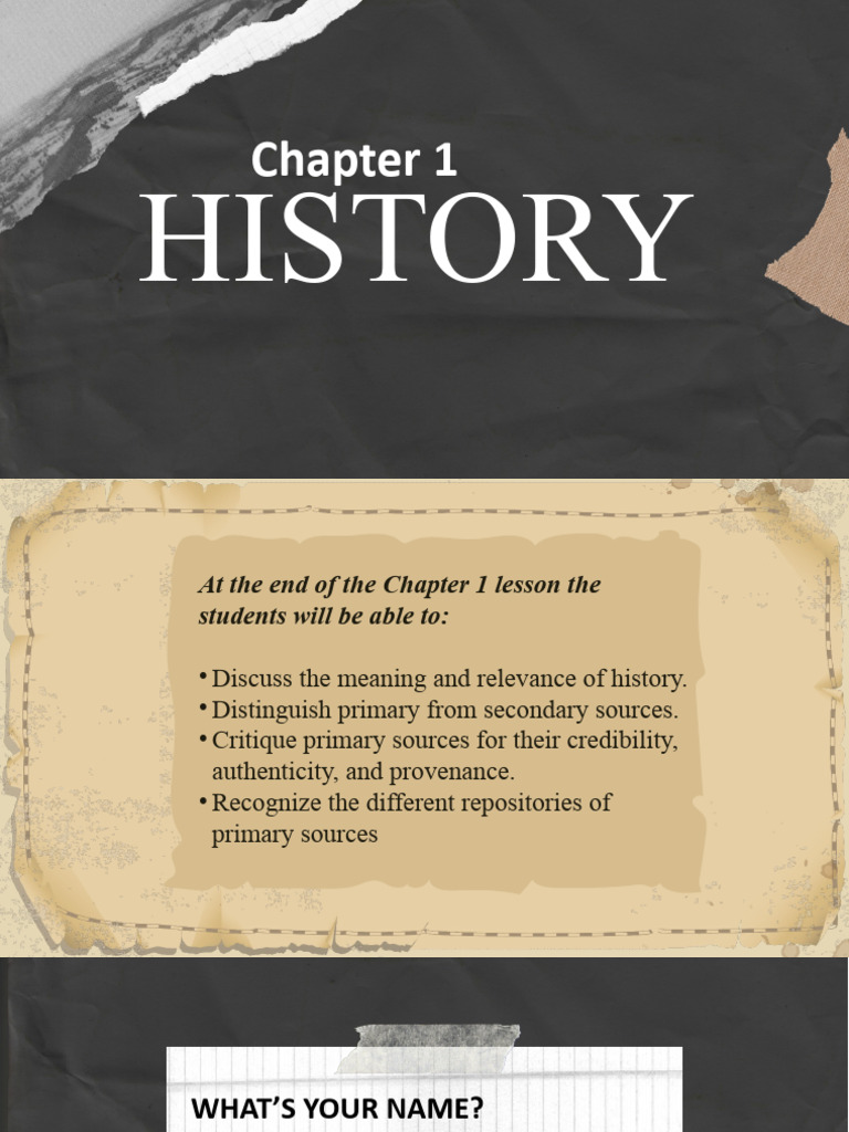 Lesson GEC 2 Chapter 1 1 | PDF | Witness | Primary Sources