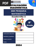 Prueba diagnóstica-MATEMÁTICA-6to Primaria-2025 | PDF