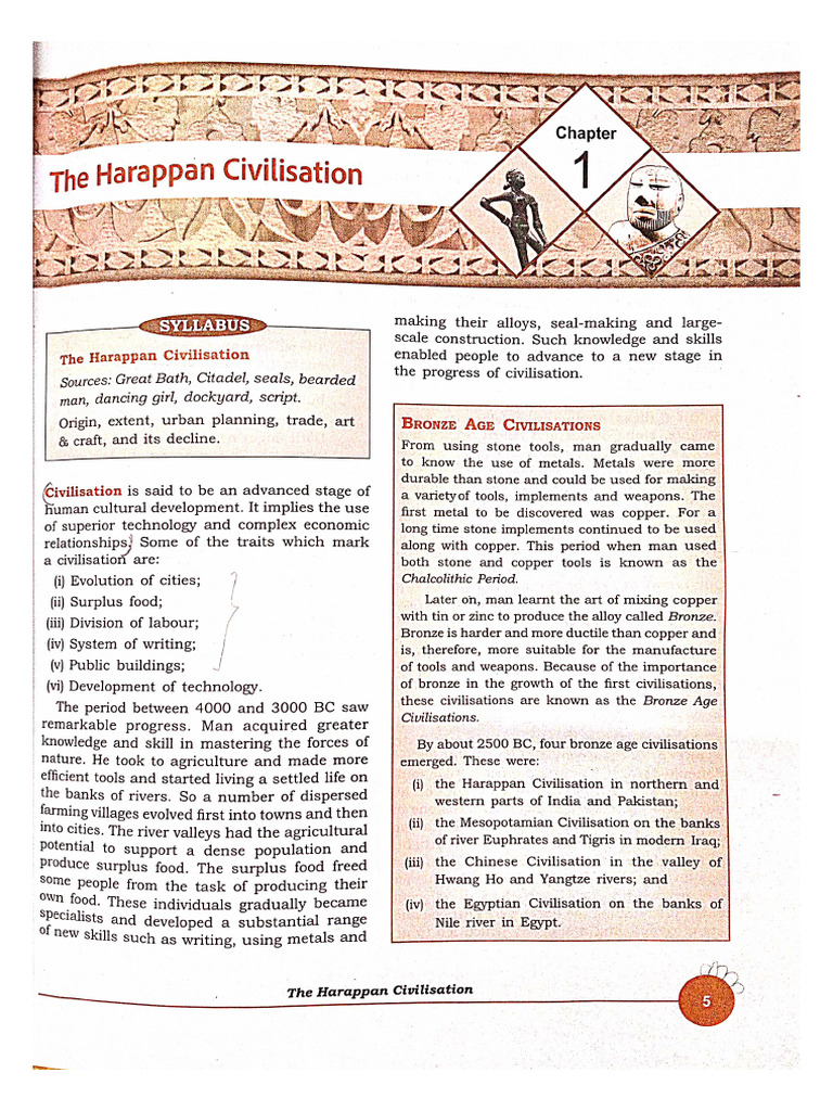 The Harappan Civilisation | PDF