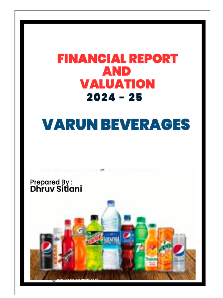 Varun Beverages | PDF | Errors And Residuals | Cost Of Capital
