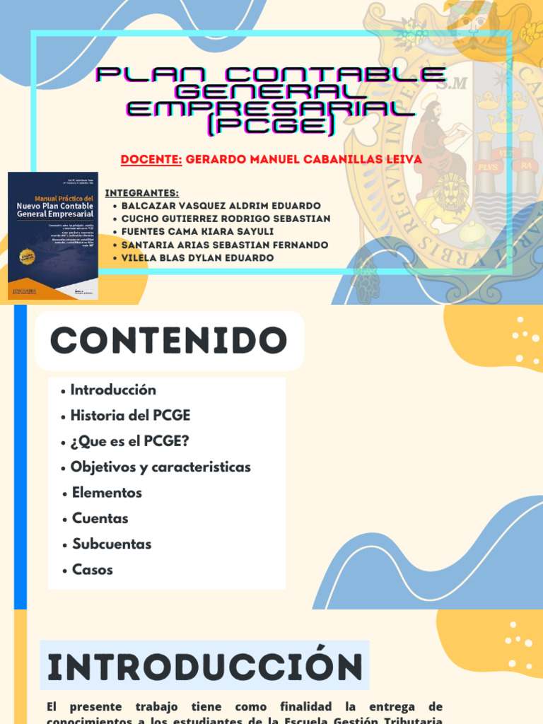 Elementos del Plan Contable General Empresarial | PDF | normas ...
