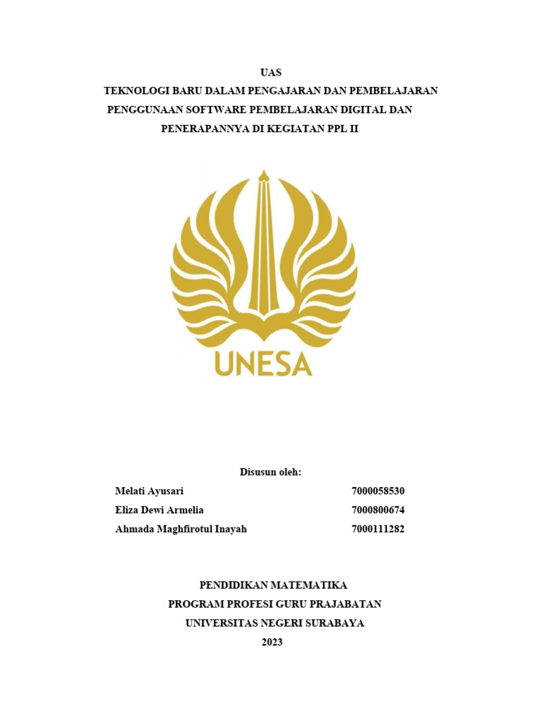 Uts Teknologi Baru Edit | PDF