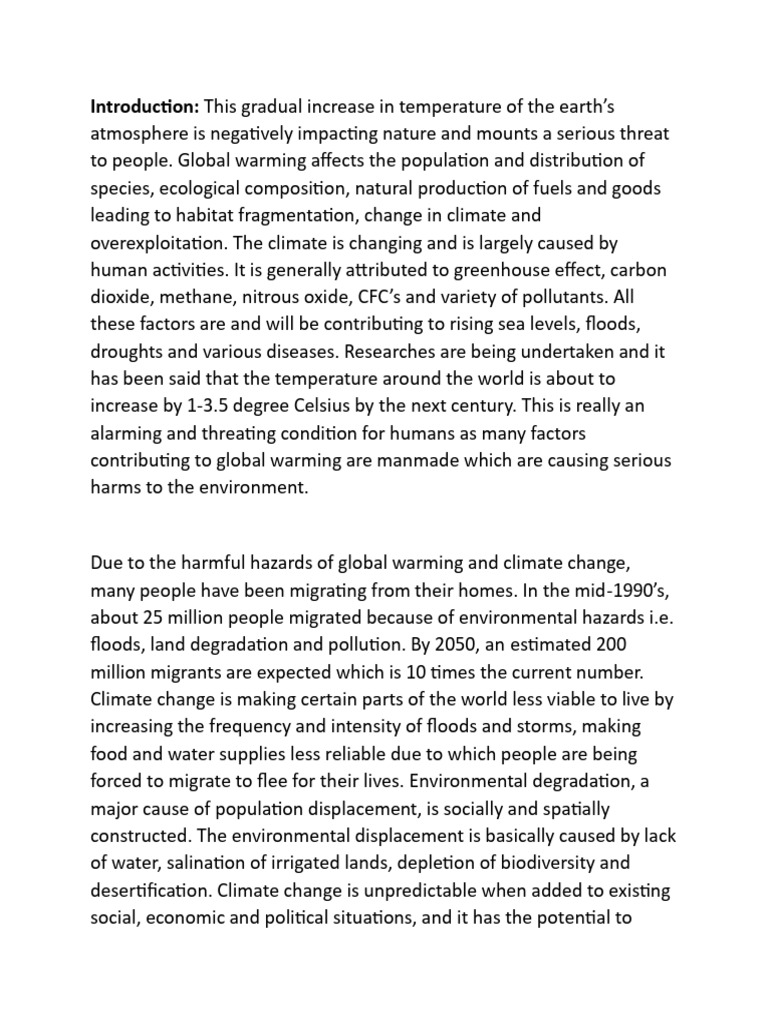 Human Rights Complete Assignment | PDF | Climate Change | Greenhouse Effect