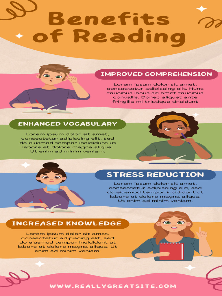 Colorful Reading of Benefits Illustrative Infographic - 20240331 ...