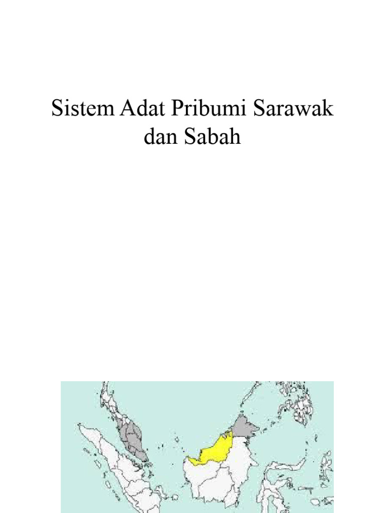 Nota Ssitem Adat Pribumi Sarawak Dan Sabah | PDF