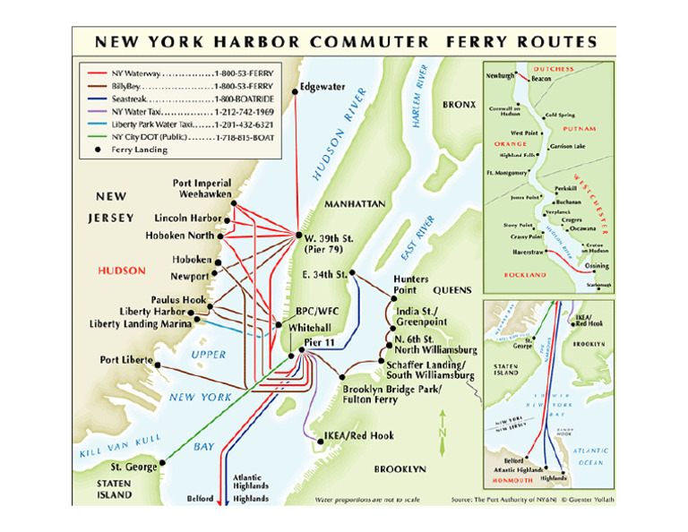 Nyc Ferry Map | PDF