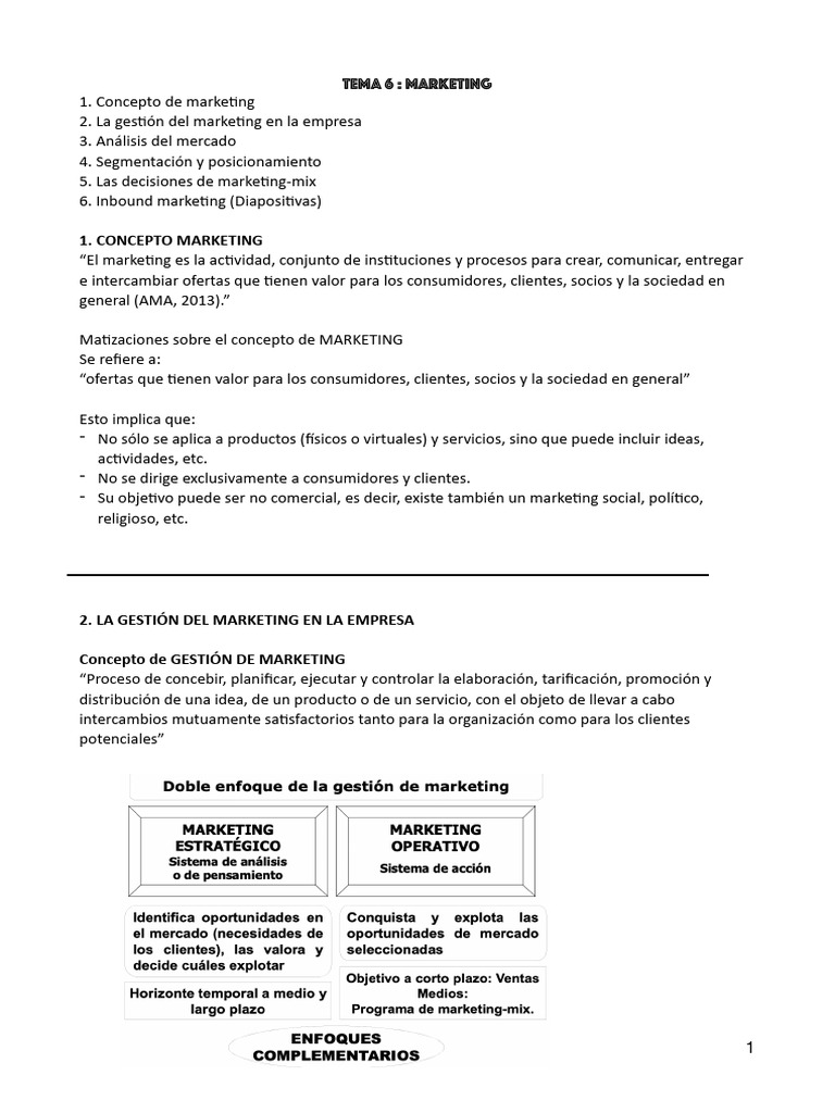 Tema 6 Ee | PDF | Producto (Negocio) | Marketing