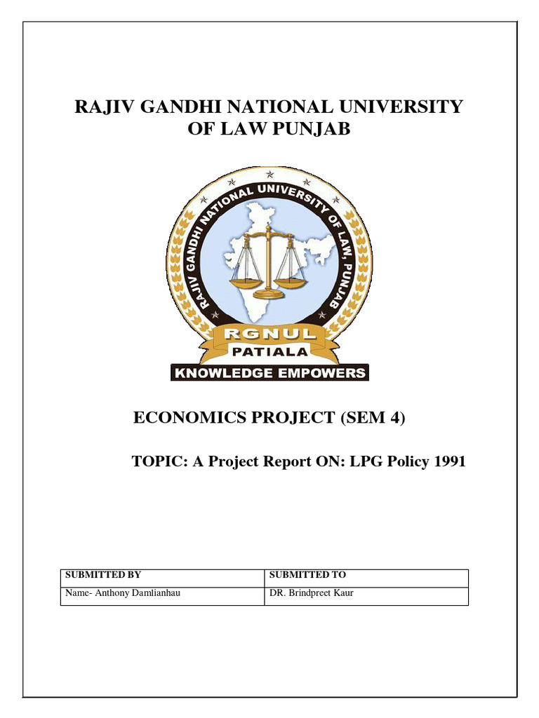 Economics Project 22196 Final | PDF | Globalization | Economic Growth
