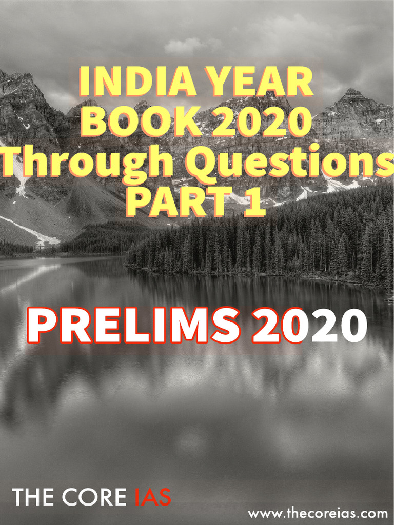INDIA YEAR Book 2020 Part 1 | PDF
