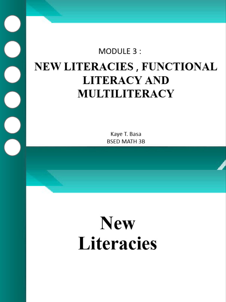 Literacy | PDF | Literacy | Information And Communications Technology