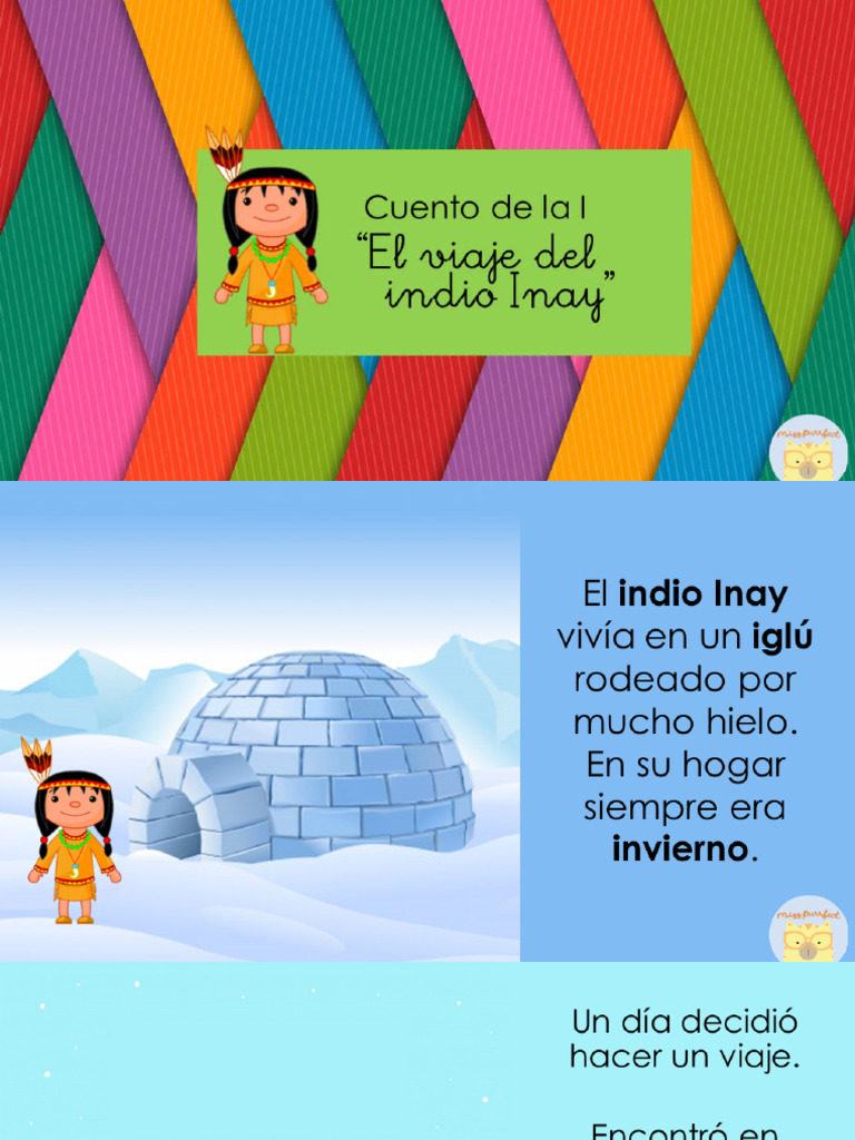 Cuentos para Trabajar Con La Vocal I | PDF