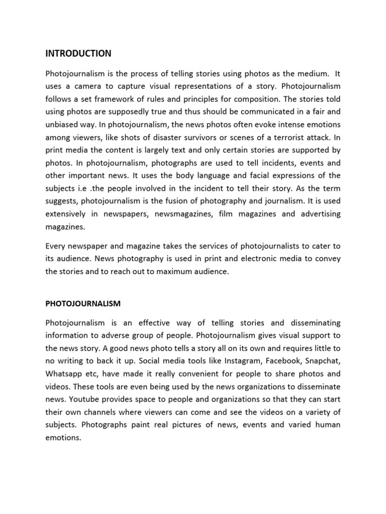 Photojournalism | PDF | Shutter Speed | Camera Lens